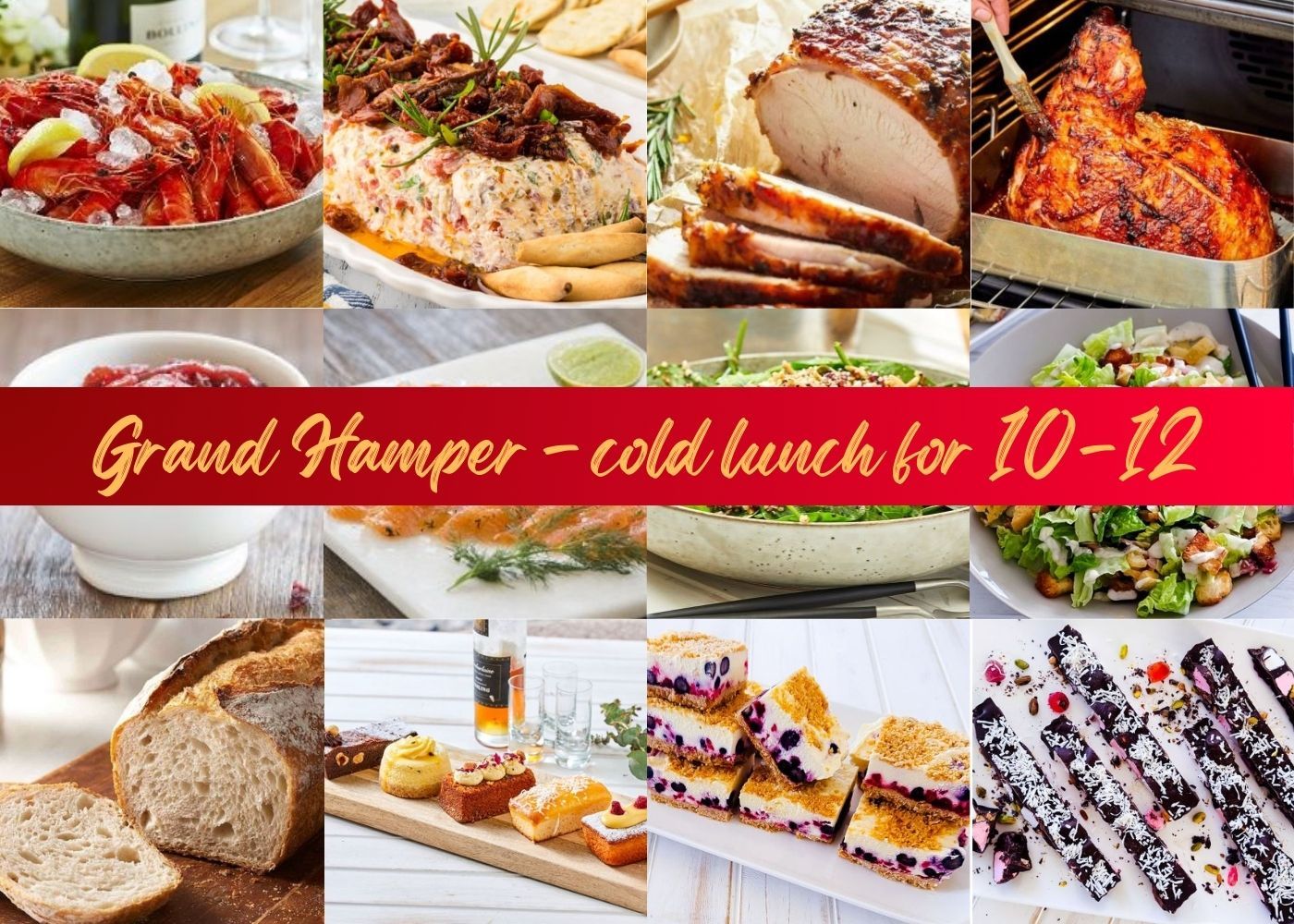 Grand Christmas Lunch Hamper for 10-12 people